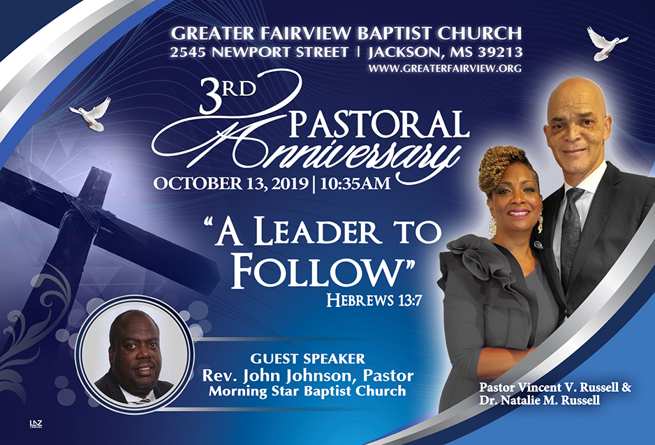 3rd Pastoral Anniversary – Greater Fairview Baptist Church